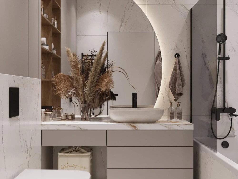 Bathroom design|Bathroom Rendering|3d floor plan | Upwork