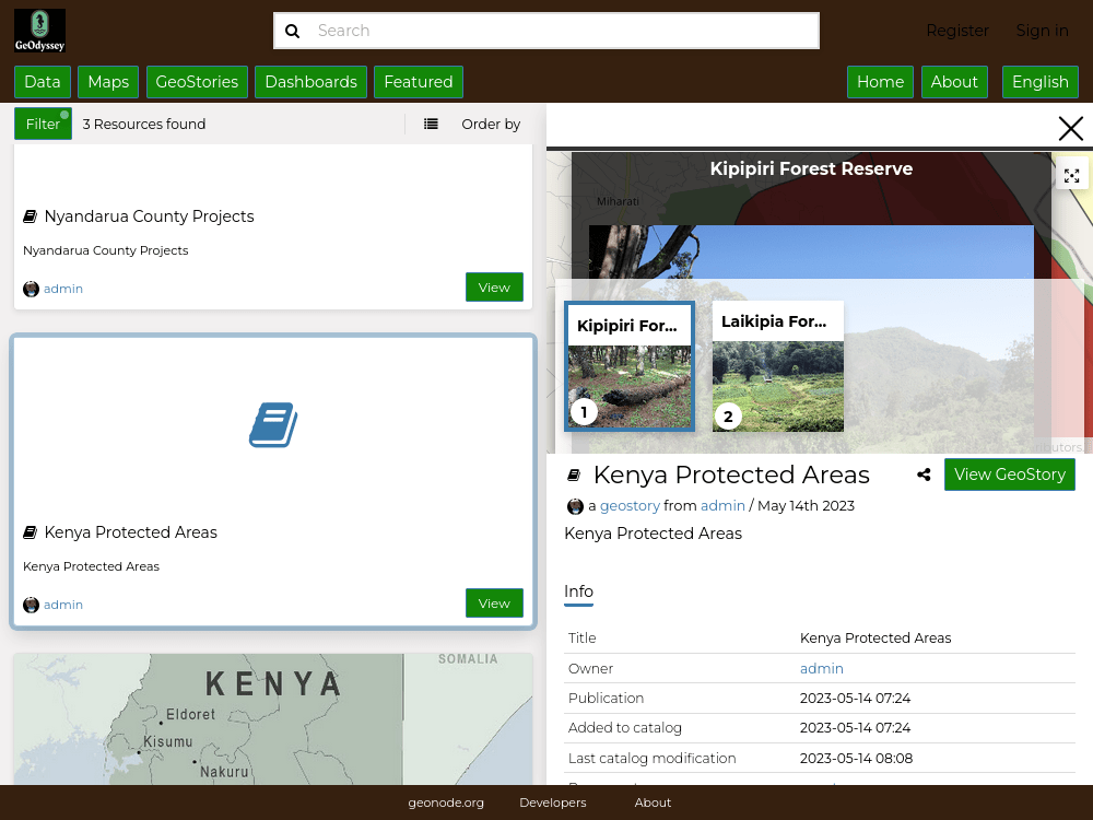 A geospatial content management system to manage and publish location data. | Upwork