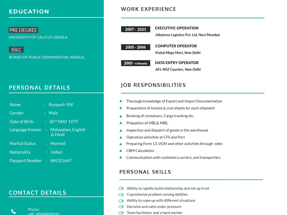 A fantastic ATS RESUME for just 15 dollars | Upwork