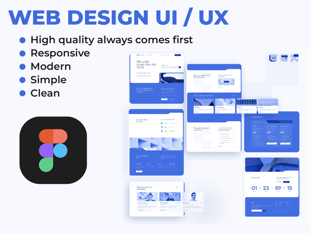Design high - quality UI UX for website | Upwork