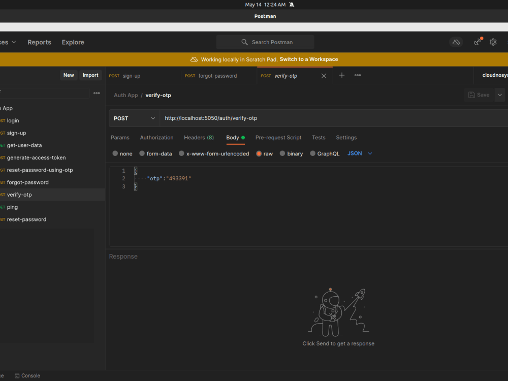 A Secured User Authentication Backend App with Postman Collection in Nodejs | Upwork