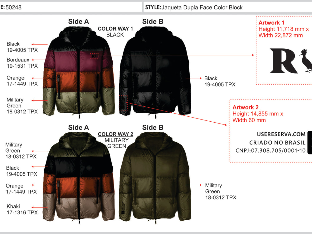 High-quality line drawings of your product for a tech pack. | Upwork