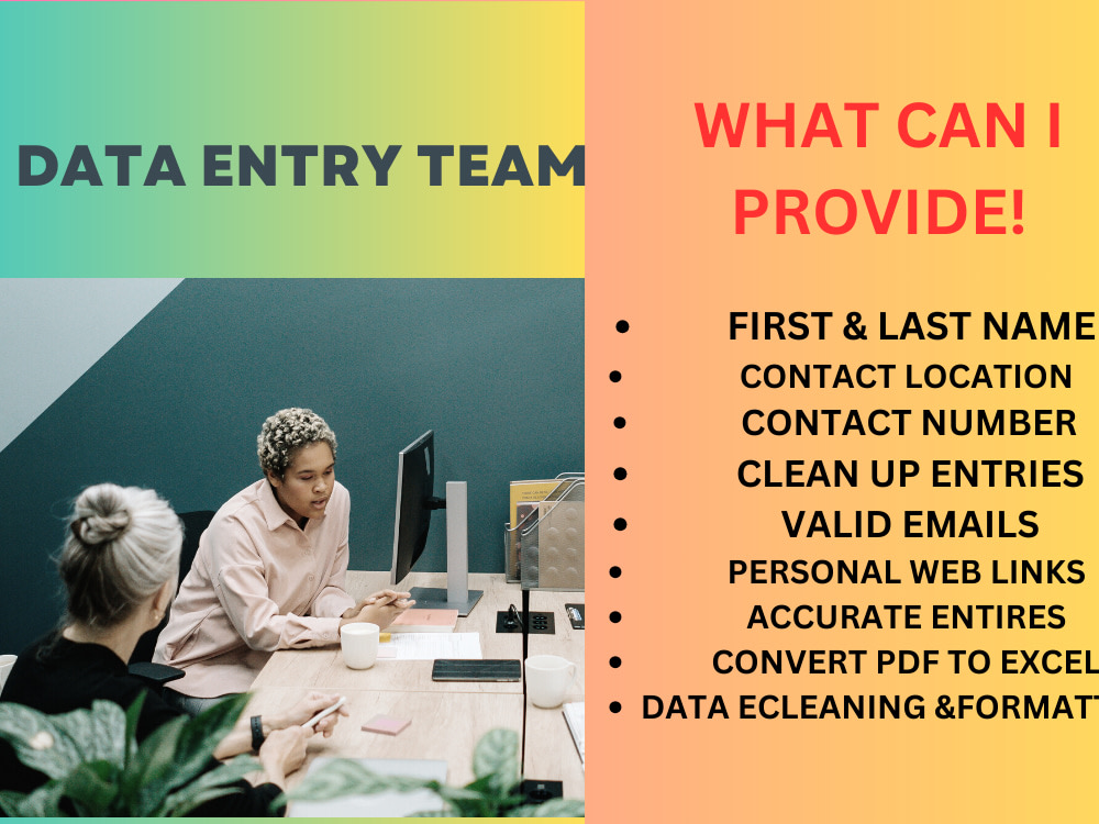 Fastest excel data entry, data collection, web research | Upwork