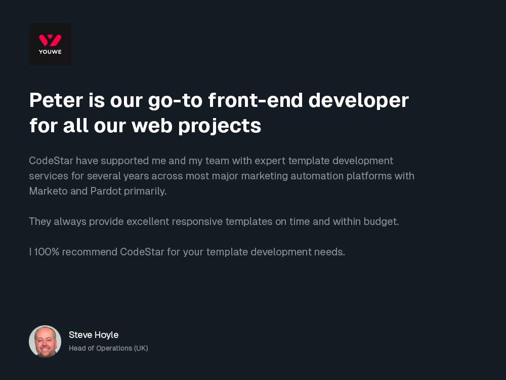 A pixel-perfect Pardot landing page template | Upwork