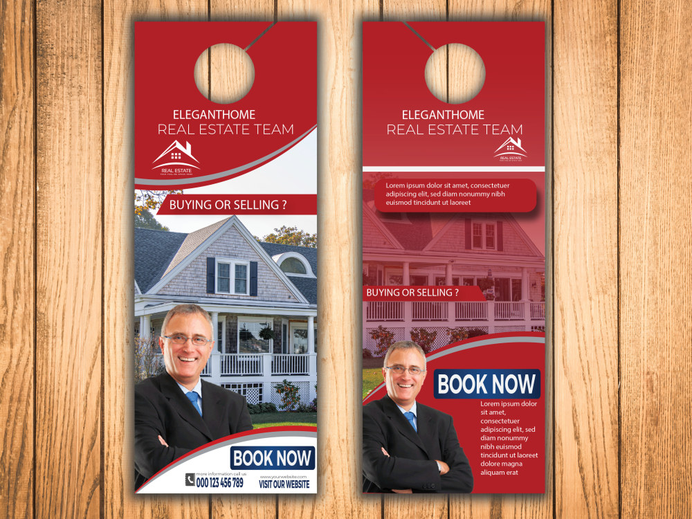 Professional door hanger and flyer for your services promotion | Upwork