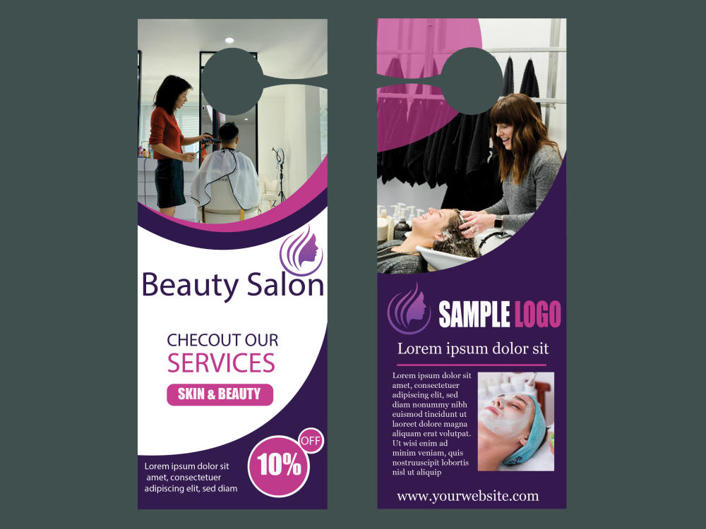 Professional door hanger and flyer for your services promotion | Upwork