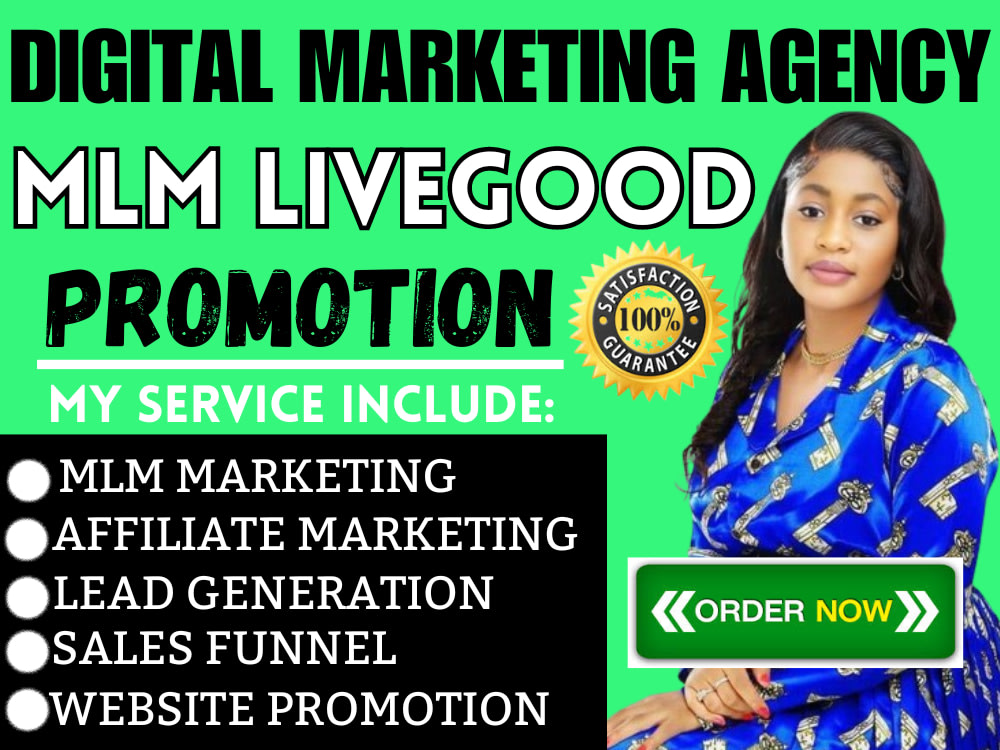 Effective mlm livegood promotion for signup leads live good tour | Upwork