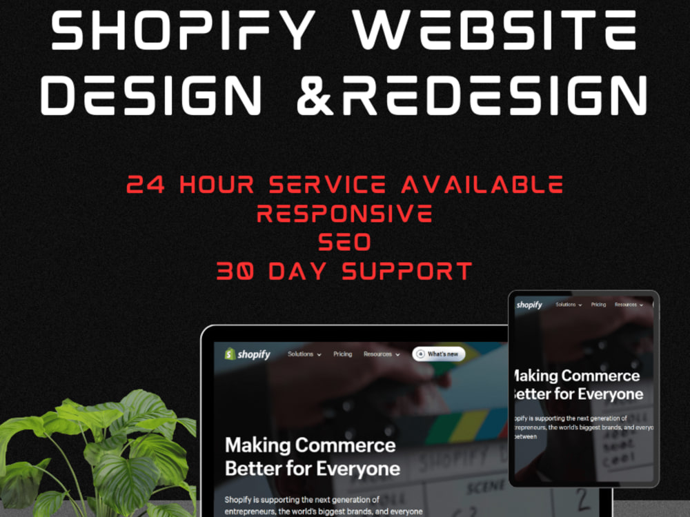 A professional Shopify website | Upwork