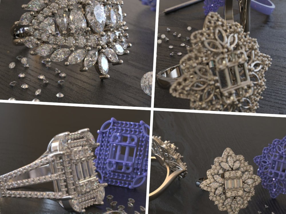 Jewelry CAD Designs and Rendering | Upwork