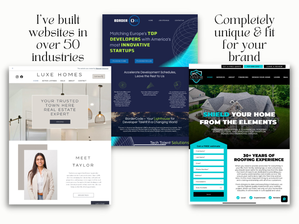 A unique, professionally designed Wix website | Upwork