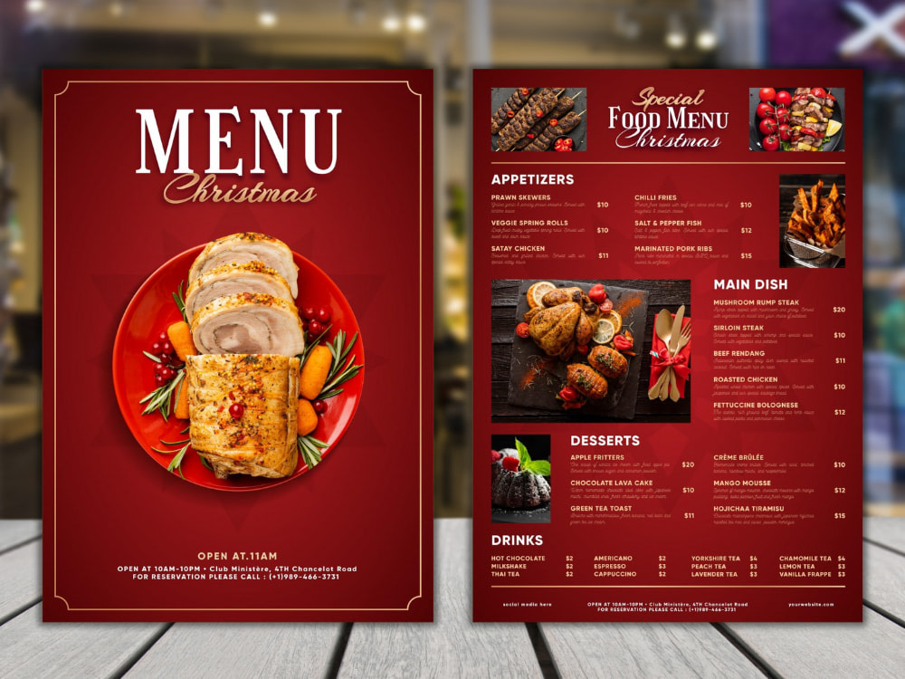 An amazing menu design, food menu, restaurant menu design | Upwork