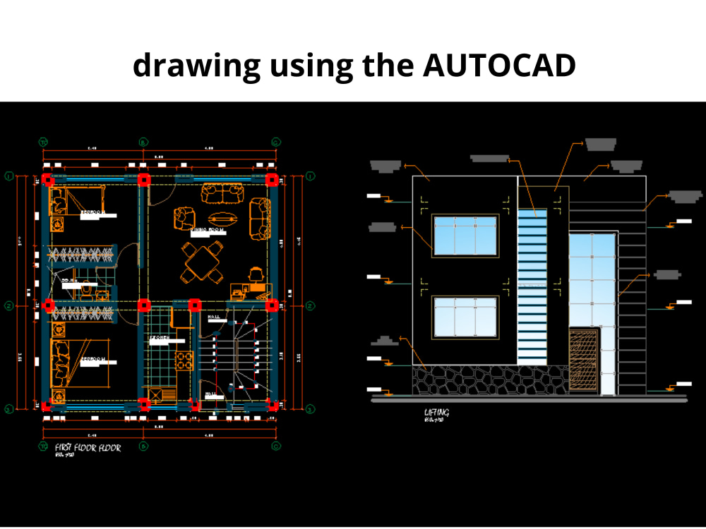 Preparation of engineering drawing using the AOUTOCAD | Upwork