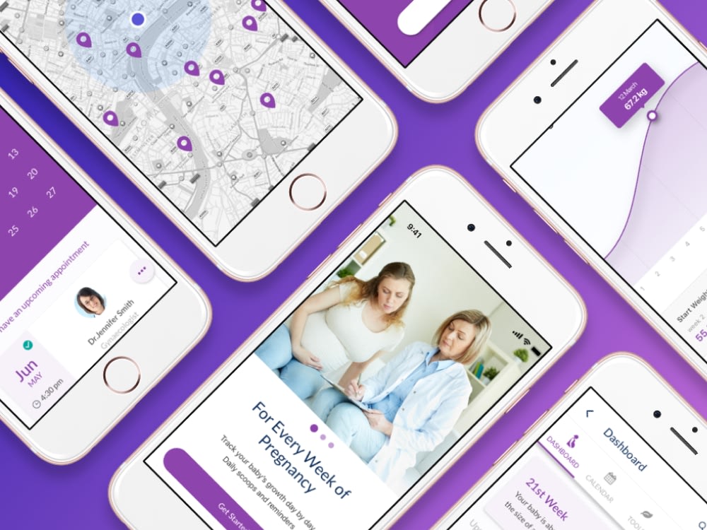 Unique UI/UX Design for Mobile app in Figma - Animated Prototyping | Upwork