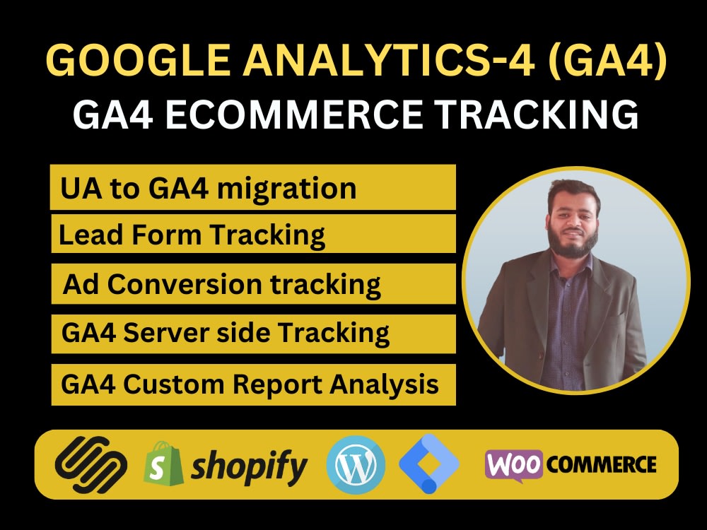 Google Analytics4, GA4 migration , GA4 Ecommerce Server side Tracking | Upwork