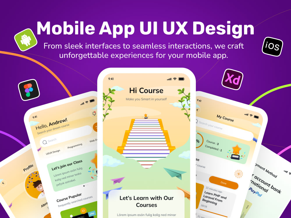Mobile App Designer For Stunning Mobile App Design Ios And Android Ui Ux Upwork