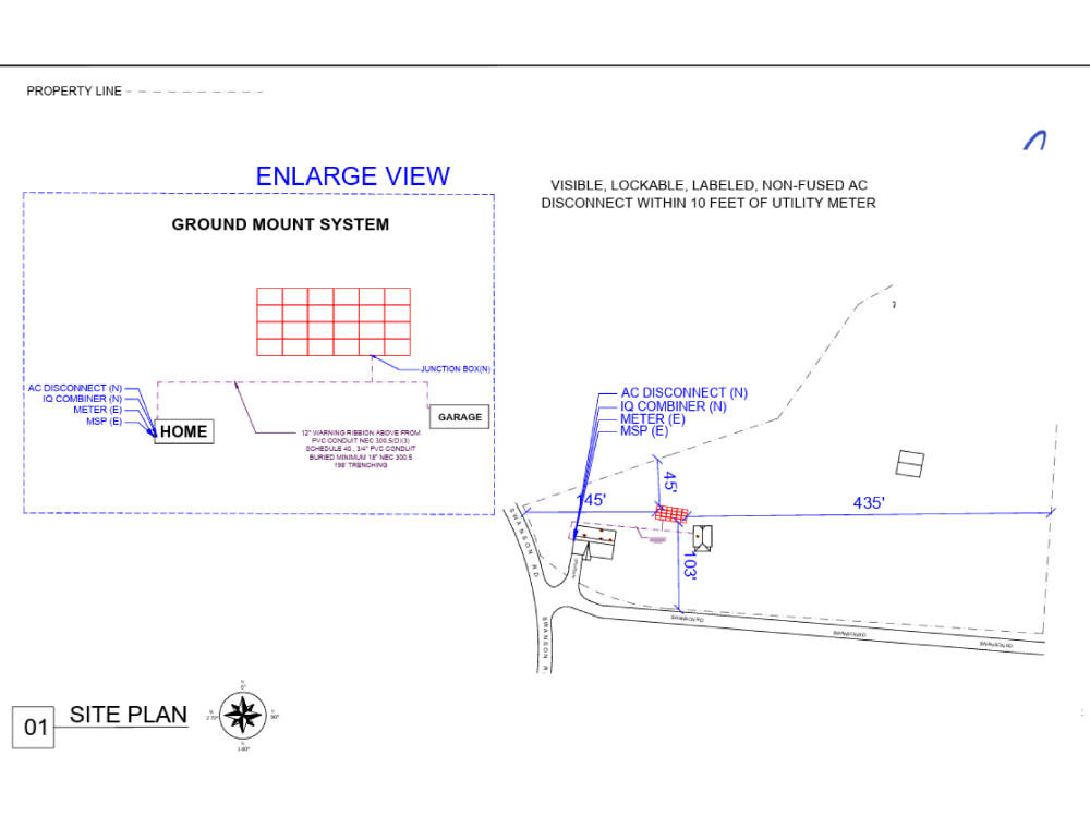 Solar PV permit plans set AutoCad/Helioscope,PVsyst,Aurora Solar ...