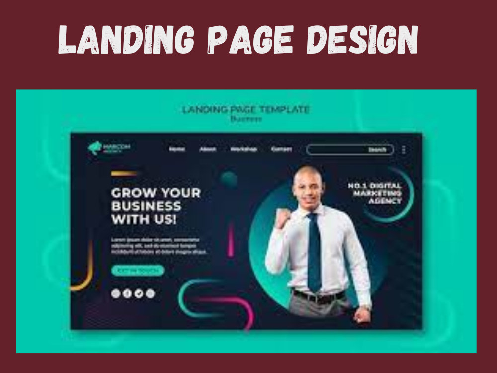 A professional and eye catching landing page design | Upwork