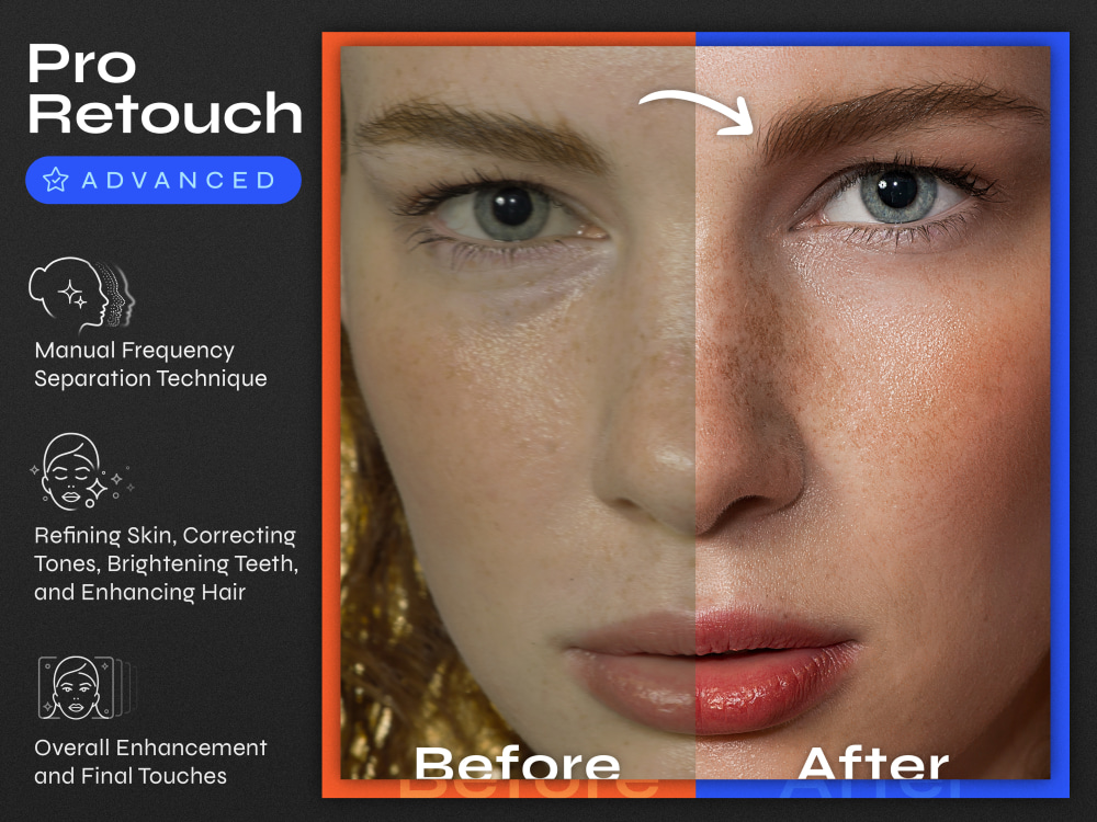 Professional Portrait Retouching (Expert Level | Advanced Technique ...