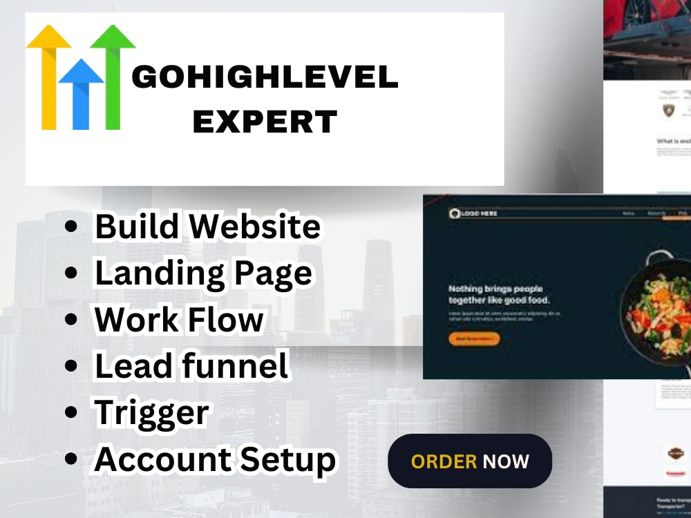 A GoHighLevel Funnel with triggers and Automation/ Go High Level Campaign | Upwork