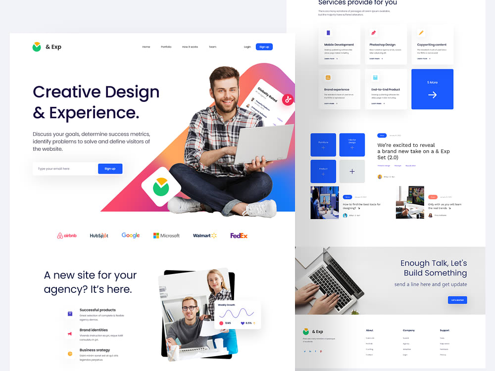 Modern and responsive website for your business | HTML | CSS | JavaScript. | Upwork