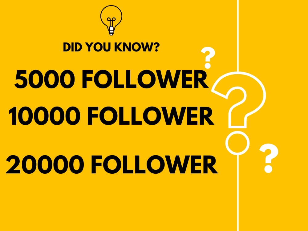 Instagram Follower 5K,10K 20K Followers ,Business or Personal Account ...