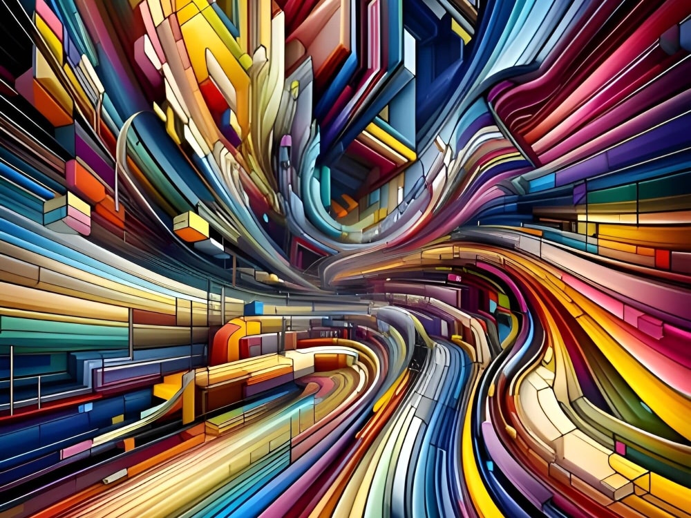 Dynamic Digital, Retro Aesthetic & Futuristic Abstract Illustrations | Upwork