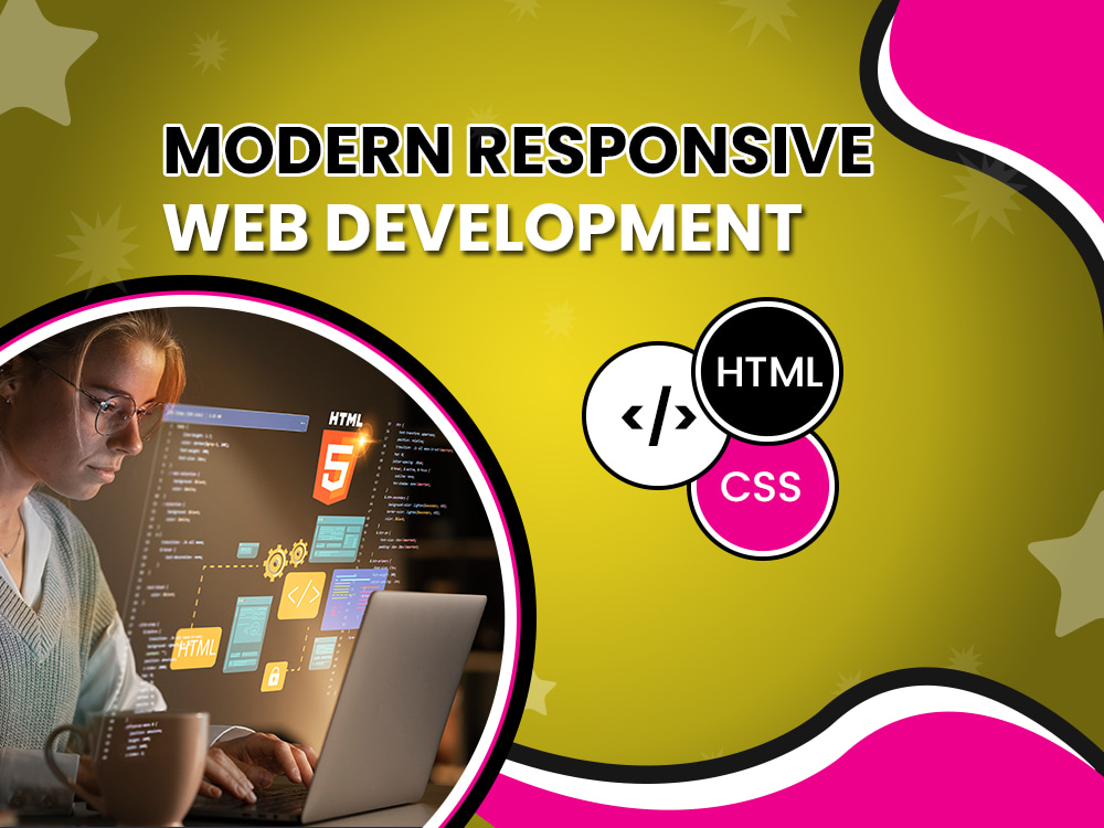 Responsive Website design or redesign in HTML, CSS, Bootstrape5 ...