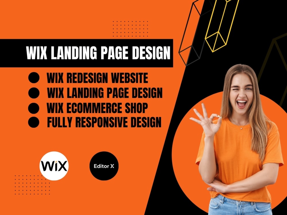 A landing page design and redesign wix website with wix studio | Upwork