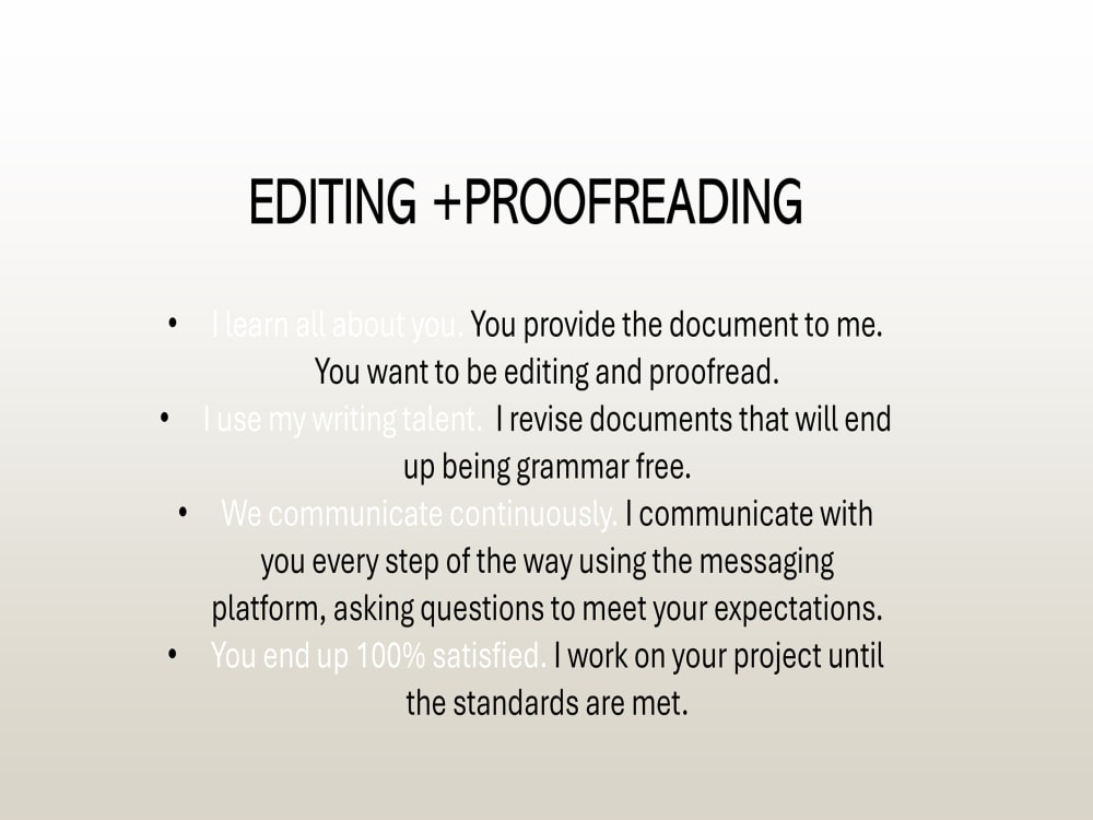 Accurate proofreading, and editing | Upwork