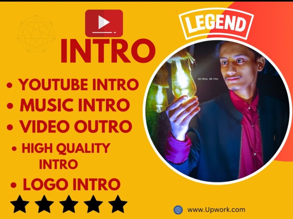 A professional YouTube logo intro video | Upwork