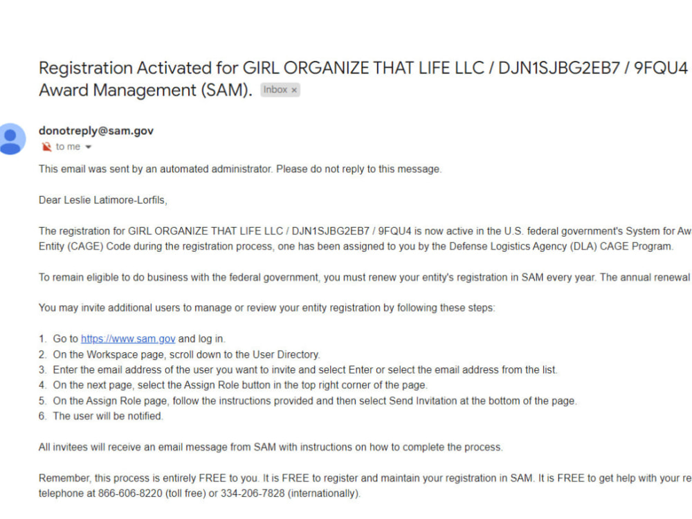 SAM CAGE Code and also apply for Your Business Certifications via SBA ...