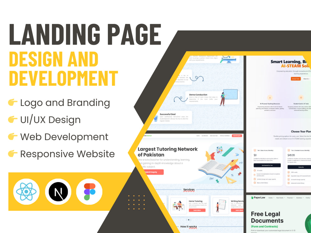 Landing Page Design & Development | Upwork