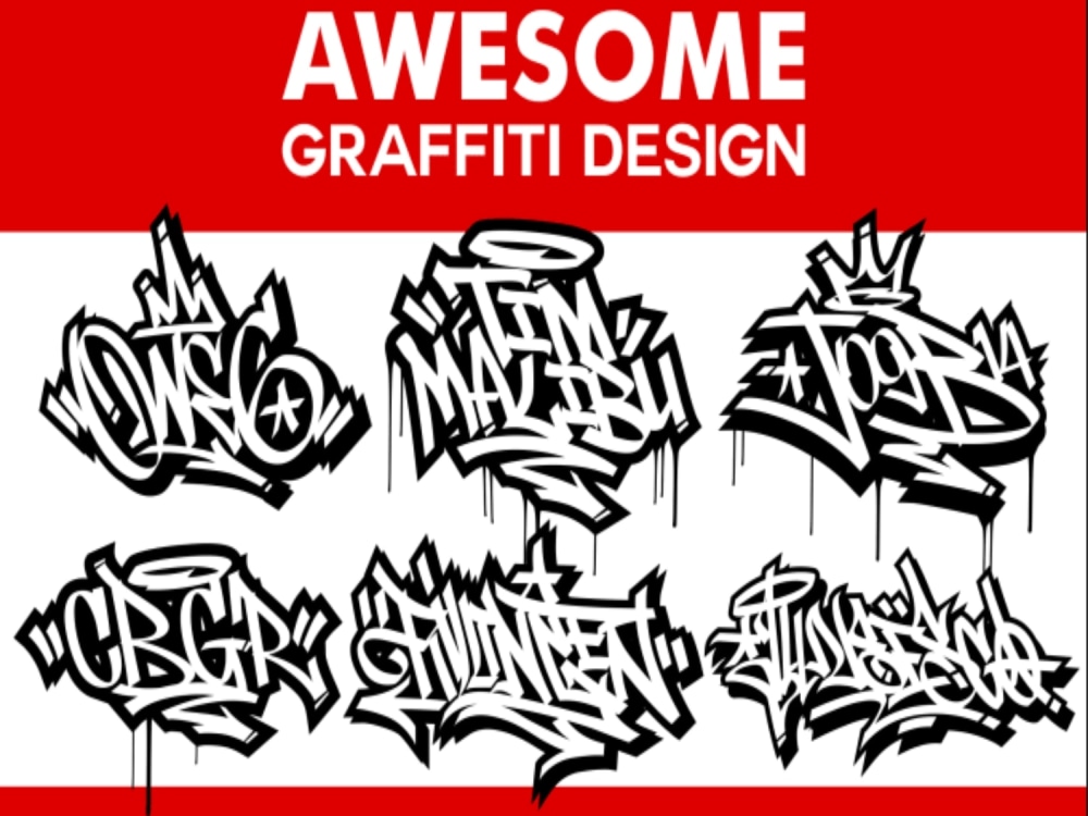 Graffiti art logo for your brand, business, or company | Upwork