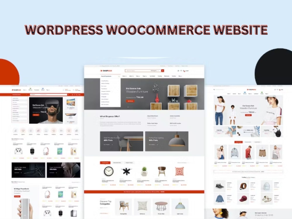 Design Wordpress Woocommerce Or Ecommerce Website Upwork