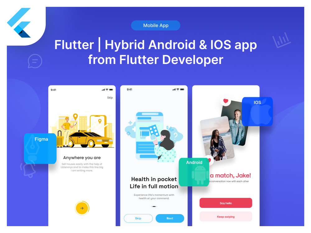 Android App | iOS Mobile App Development | Flutter dart | React Native | Upwork
