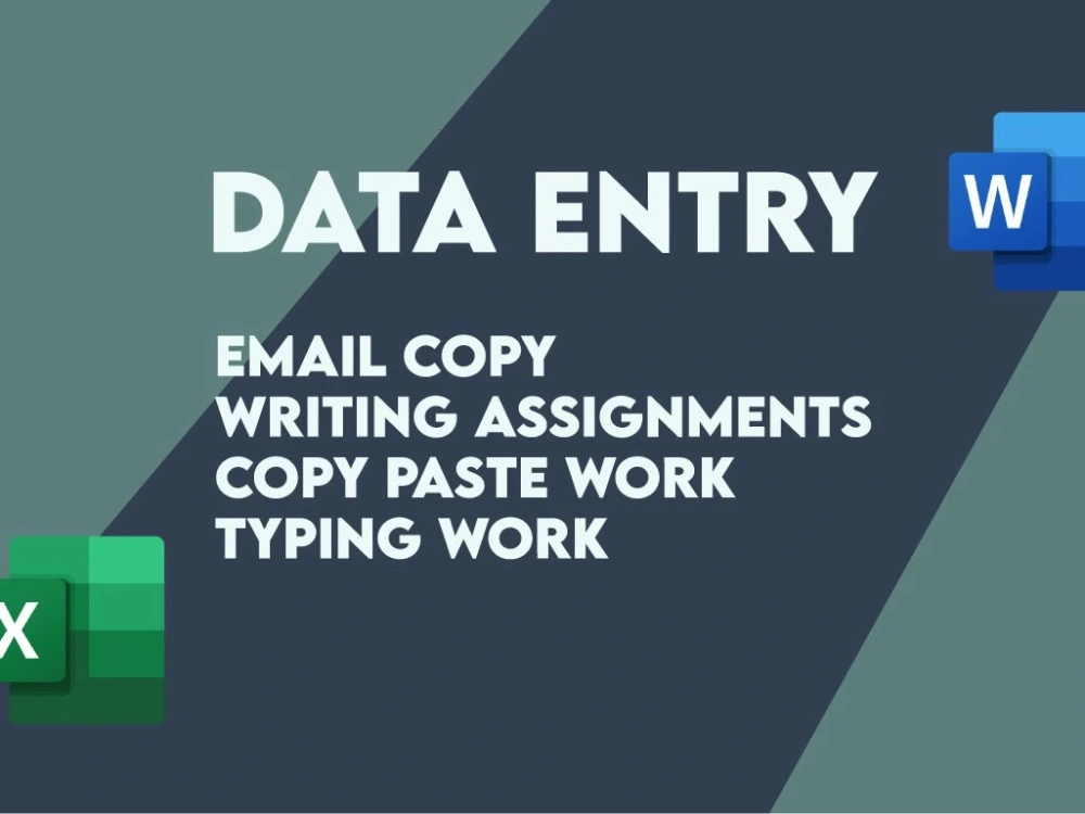 Data entry, fast typing, copy paste job, PDF conversion | Upwork