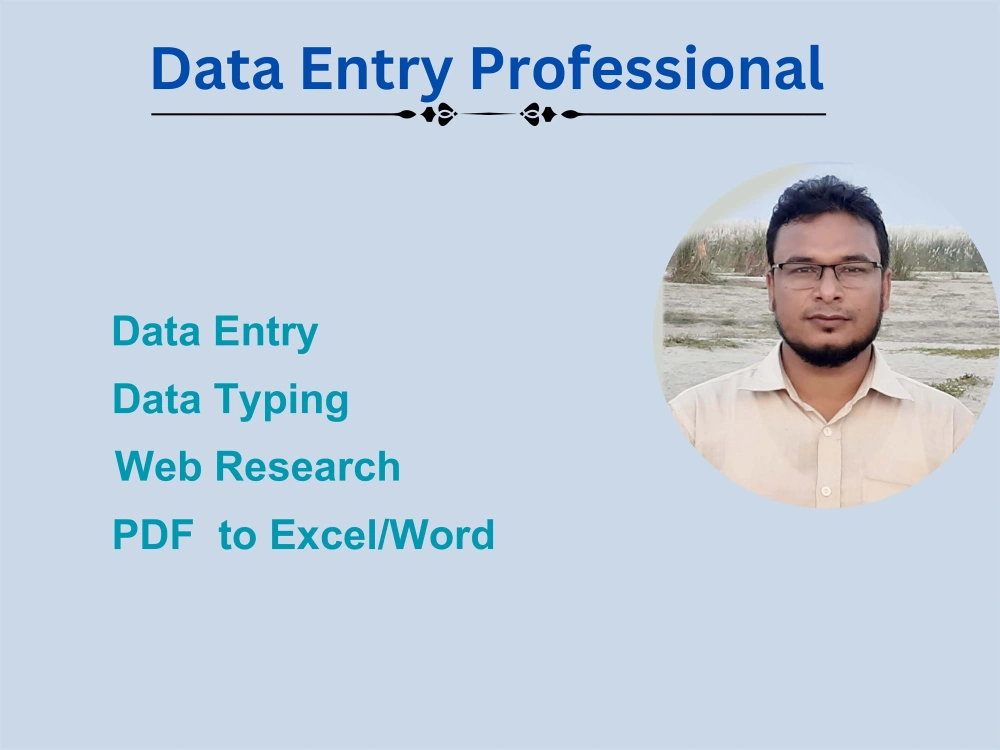 Data Entry Specialist | Copy/Paste | Web Research. | Upwork