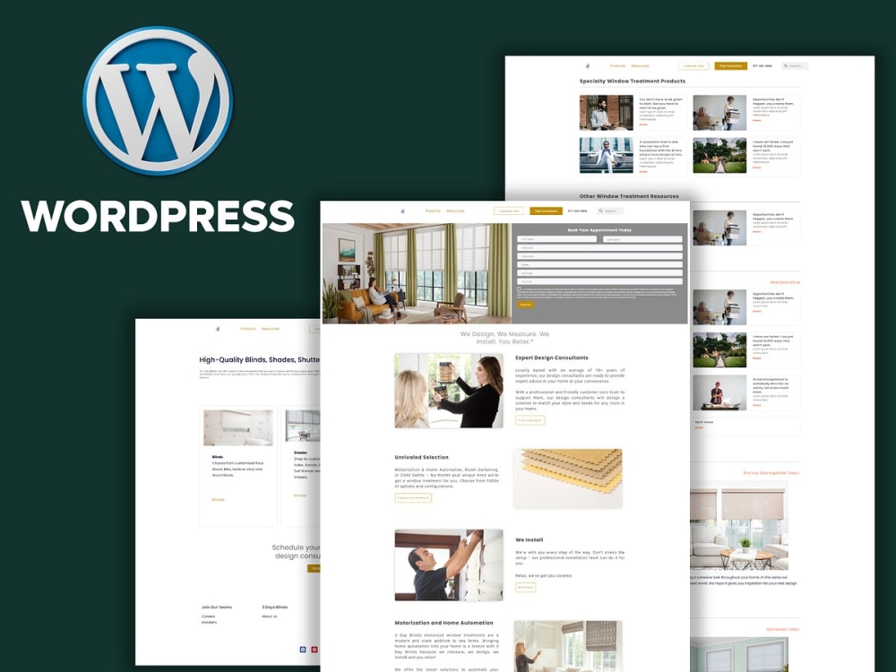 Design redesign copy clone revamp responsive wordpress website by elementor | Upwork