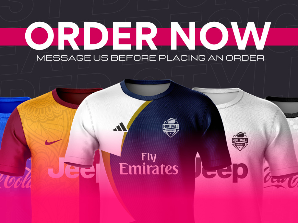 Do a football jersey kit design | Upwork