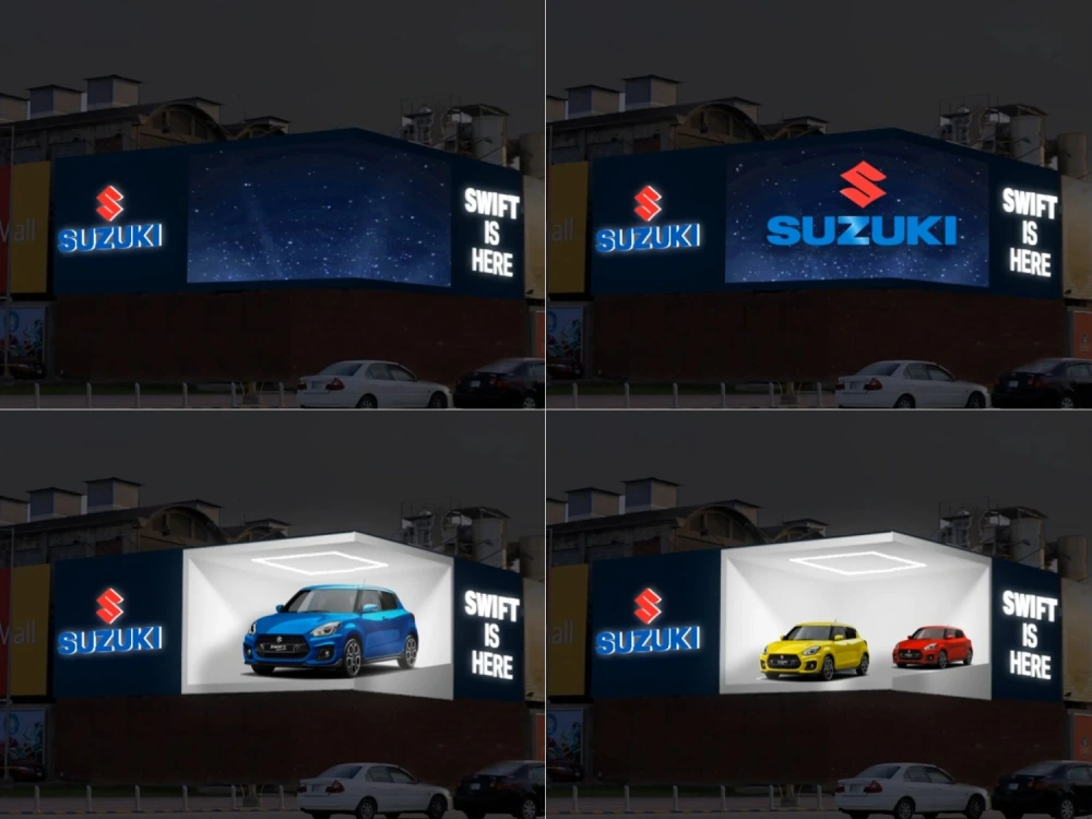 3D Anamorphic Billboard Animation | Upwork