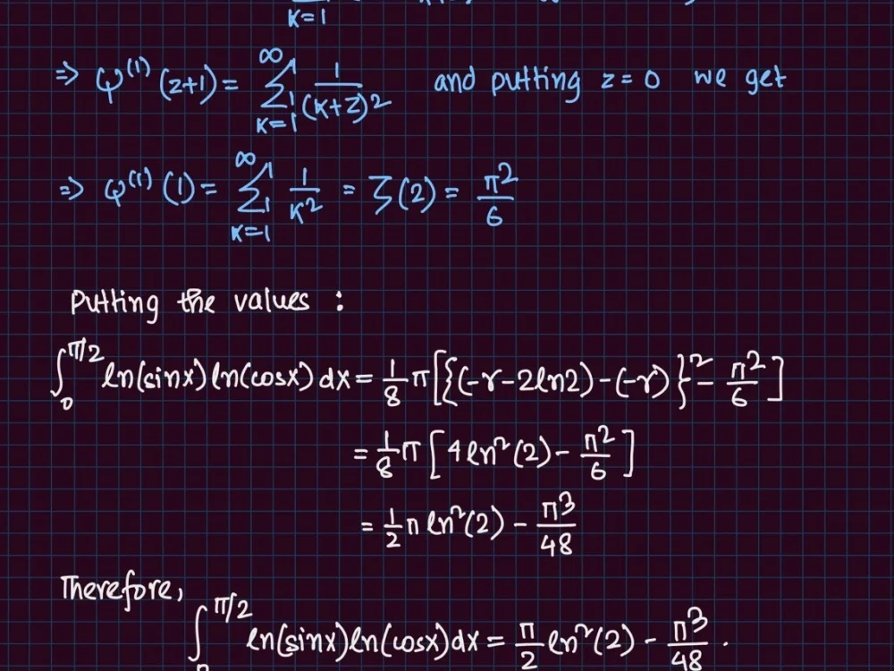 Intermediate to Advanced Calculus Handwritten Notes and solved Problems ...