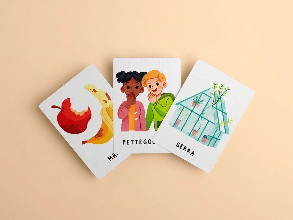 A simple and details card game design, card illustration,mockup design ...