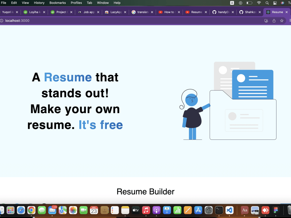 3 Resume Builder with Reactjs | Upwork