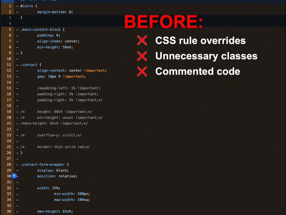 A completely refactored, optimized, and clean codebase | Upwork