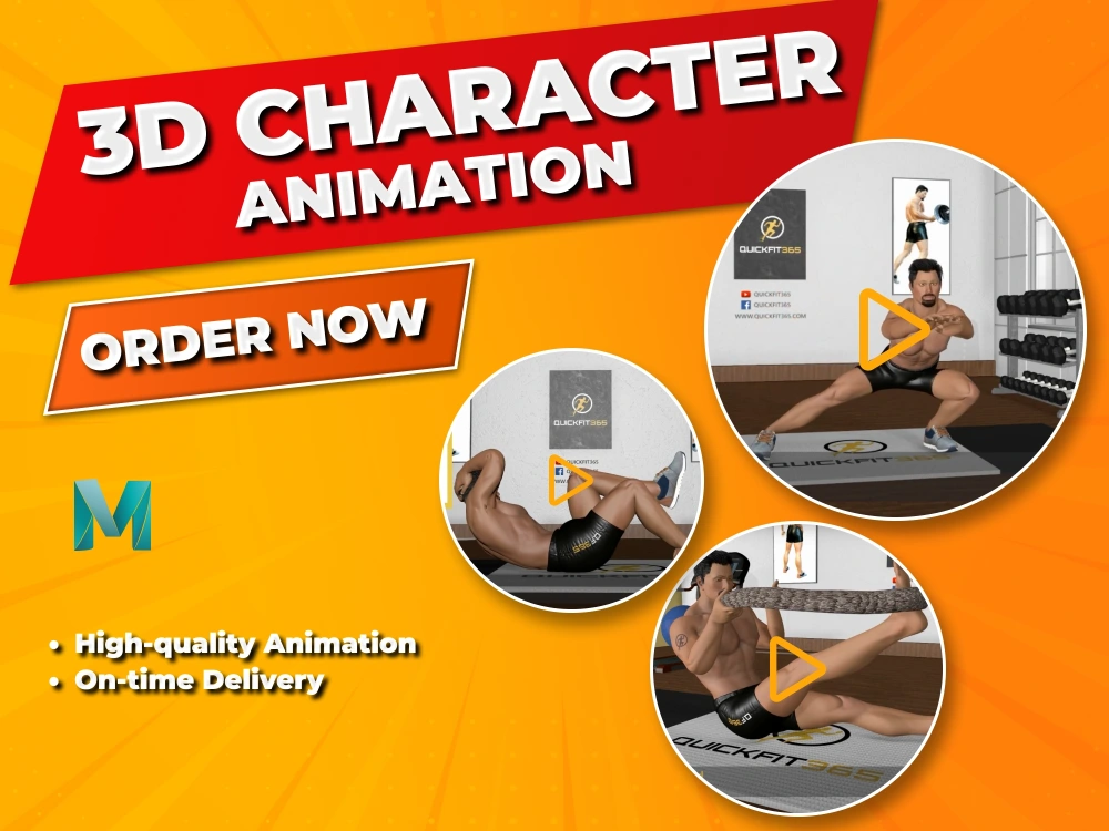 High Quality 3D Realistic Character Animation. | Upwork