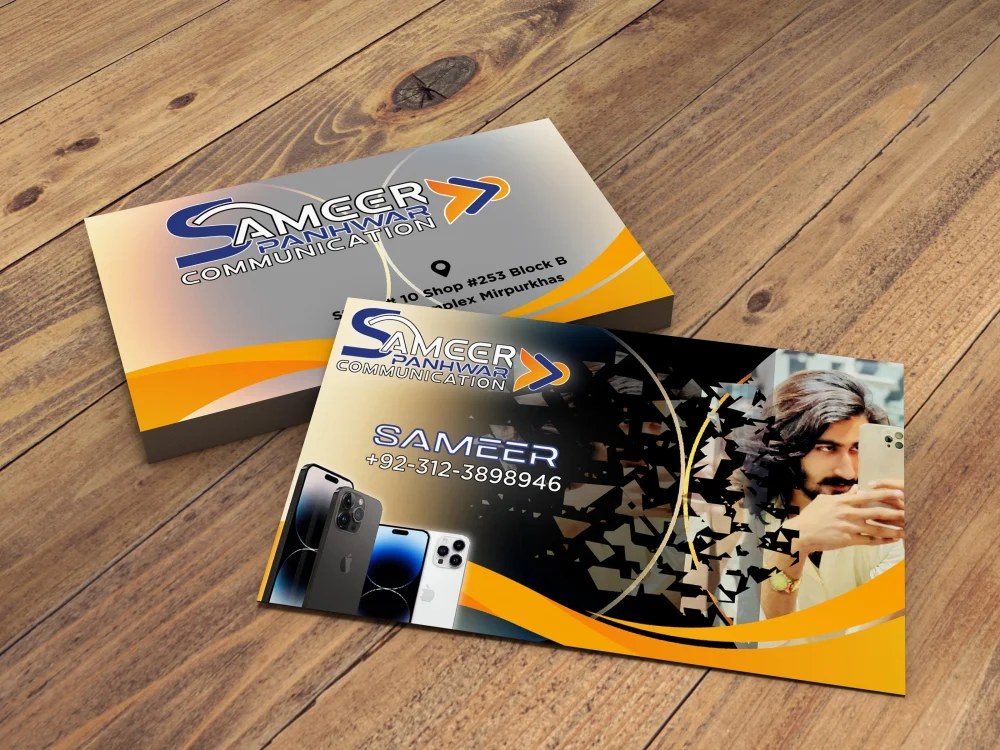 Re-edit a visiting card design vector | Upwork