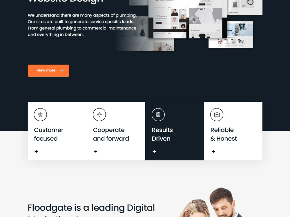 A professional, clean and modern website design | Upwork