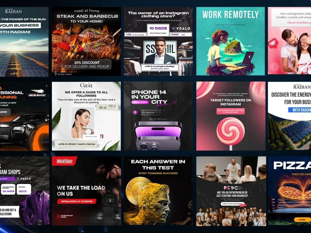 Stunning facebook ads creatives or image | Upwork