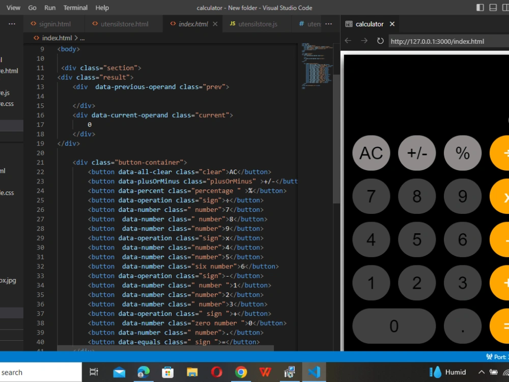 Responsive website, both in the user interface and server interface ...