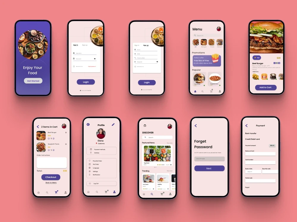 Mobile app UI / app ui design / mobile ui ux design in Figma | Upwork